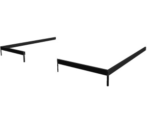 Halls Qube Lean-To 24 Gewächshaus-Fundamentrahmen, schwarz (65x127cm ...