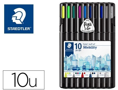 Staedtler triplus multi set Mobility Schreibset, 10-teilig (34 SB10MS ...