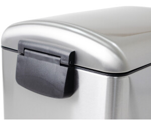 Kitchen Move Fuller schmaler Tret-Abfallsammler 40L Edelstahl (BAT ...