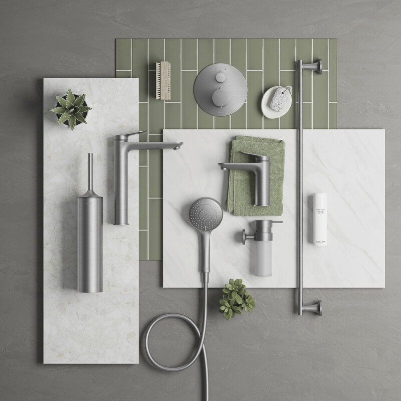 Duravit Wave Einhebel-Bidetarmatur mit Zugstangen-Ablaufgarnitur ...