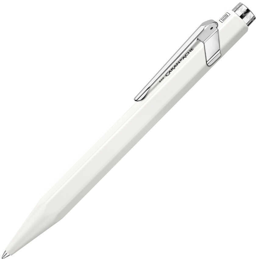 Caran d'Ache 849 Classic Stylo roller blanc avec étui (0846.502) au ...