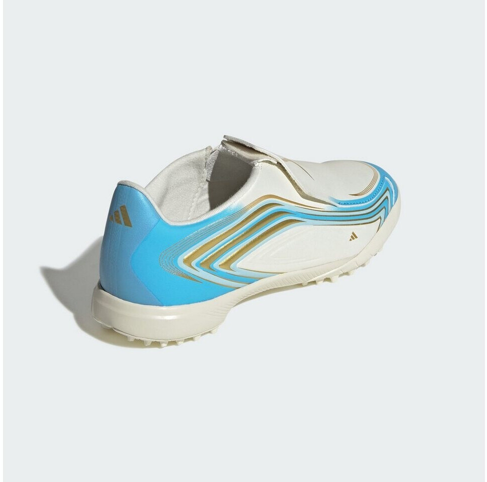 Adidas F50 League Laceless TF Kids ivory/semi blue burst/icey blue au ...