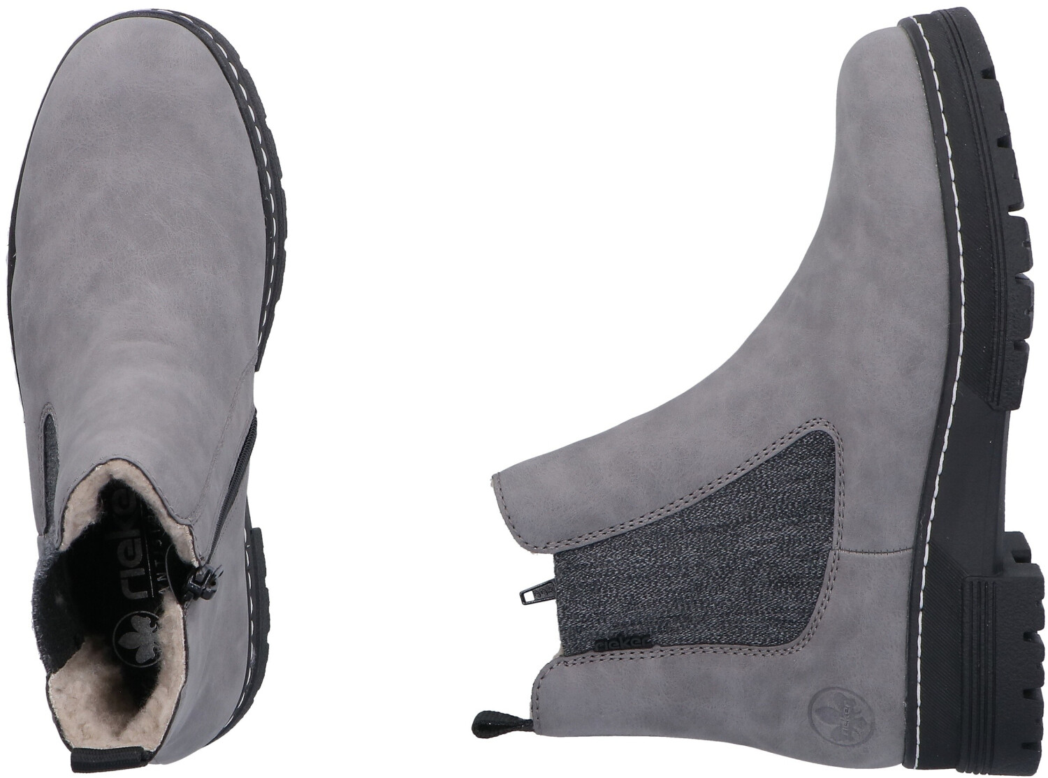 Rieker Chelsea Boots grau ab 53,19 € | Preisvergleich bei idealo.de