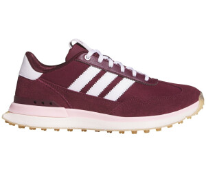 Adidas S2G 26 Leather Spikeless Golf Shoe maroon/cloud white/clear pink ...