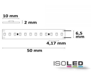 ISOLED LED Flexband CRI930 Linear 48V, 8W/m, 3000K, IP20, 30m (114233 ...