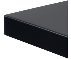 CLP Freida Esstisch quadratisch 70x70cm, MDF und Metall, schwarz ab 67 ...