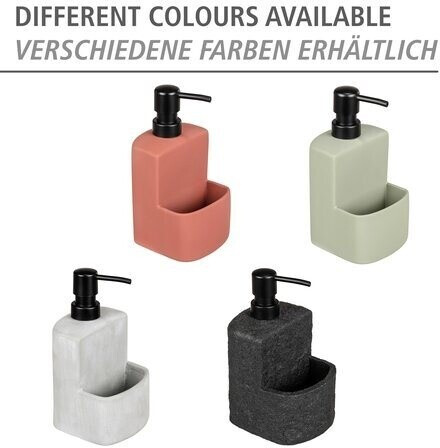 Wenko Festival Seifenspender hellgrau, Beton/Kunststoff, 380ml ...