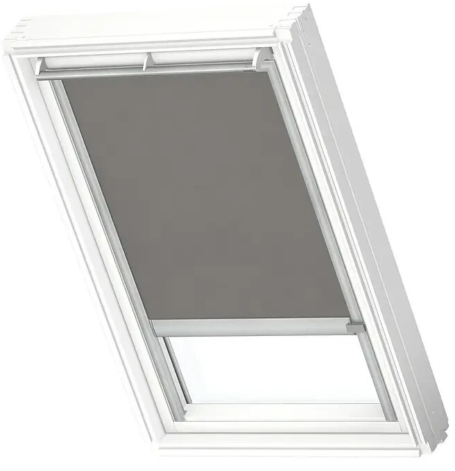 Velux RSL Sichtschutzrollo C04 grau, Alu-Schiene, solarbetrieben (4161K ...