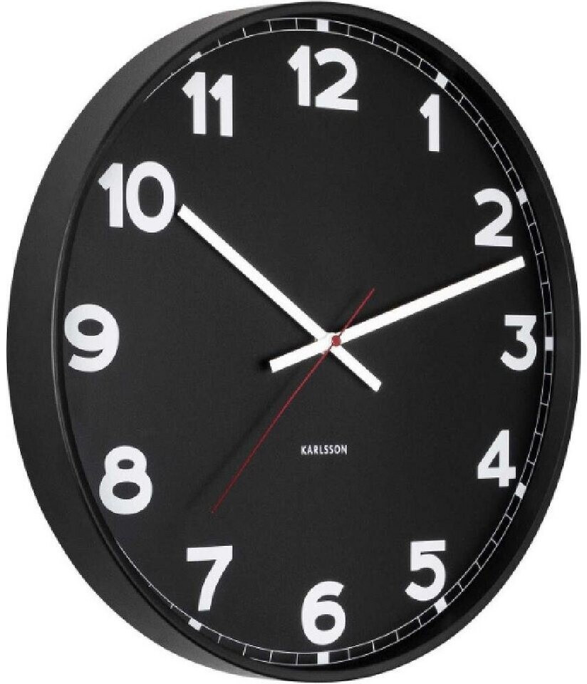 Karlsson New Classic Wanduhr schwarz, Ø40,6cm (KA5847BK) ab 67,00 ...