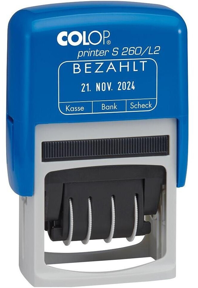 Colop Printer S260/L2 Datumstempel "BEZAHLT", schwarz (171187) ab 19,88 ...