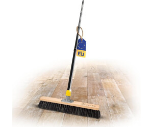 Novaliv Kehrgarnitur Saalbesen 50cm mit Stiel, Kehrblech und Handfeger ...