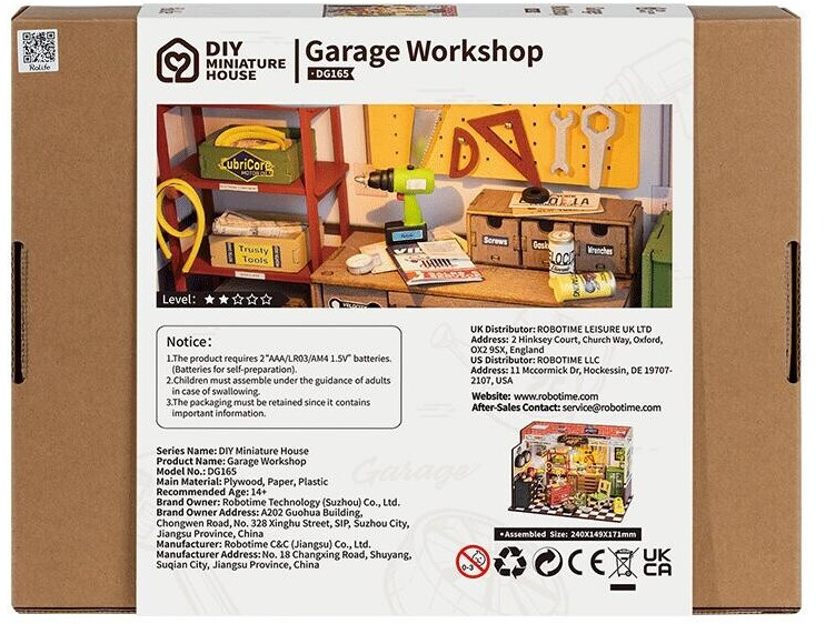 Rolife Garage Workshop DIY Miniaturhaus-Bausatz (DG165) ab 40,49 ...