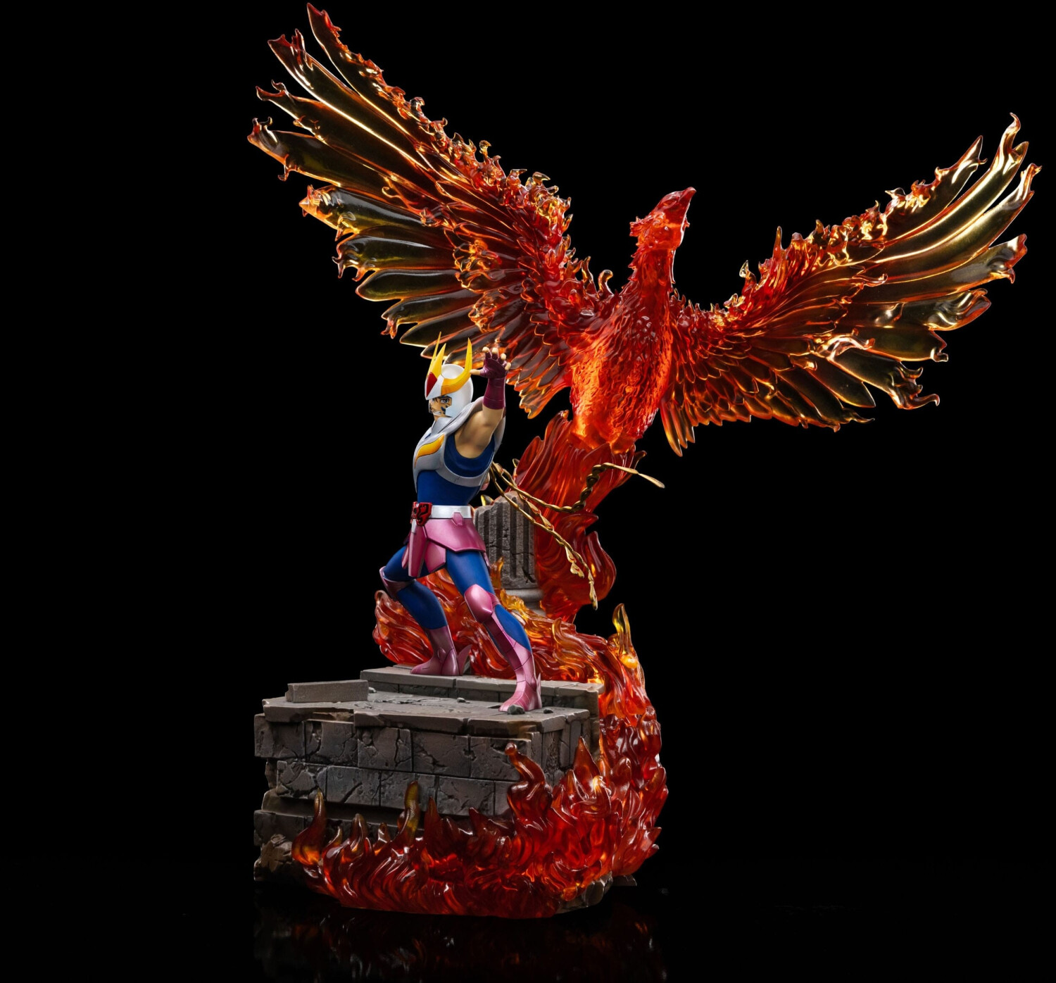 Iron Studios Saint Seiya Phoenix Ikki Deluxe Art Scale Statue 1/10 ...