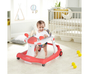 Costway Baby Walker 2-in-1 klappbar, höhenverstellbar, Musik & Licht ...