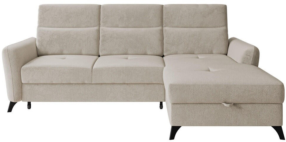 Mirjan24 Talia Ecksofa L-Form mit Schlaffunktion und Bettkasten (2R-LC ...