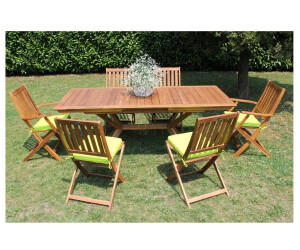 Cosma Sanur ausziehbarer Gartentisch, Massivholz, 180/240x90cm ab 554 ...