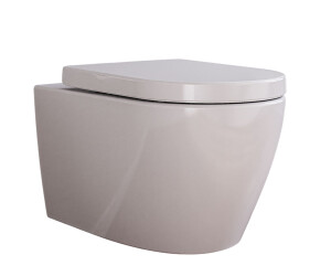 Bernstein B-8030R Wand-WC spülrandlos mit Nano-Beschichtung, Softclose ...