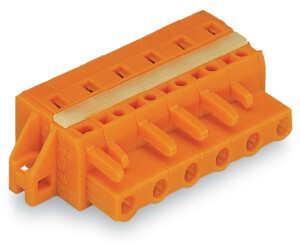 Wago 1-Leiter-Federleiste CAGE CLAMP® 2,5mm² orange (231-706/027-000 ...