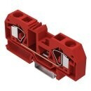 Wago 2-Leiter-Durchgangsklemme 16mm², mittige Beschriftung, rot (283 ...