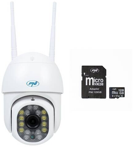 PNI IP440 Caméra de surveillance sans fil PTZ, 4MP, détection de ...