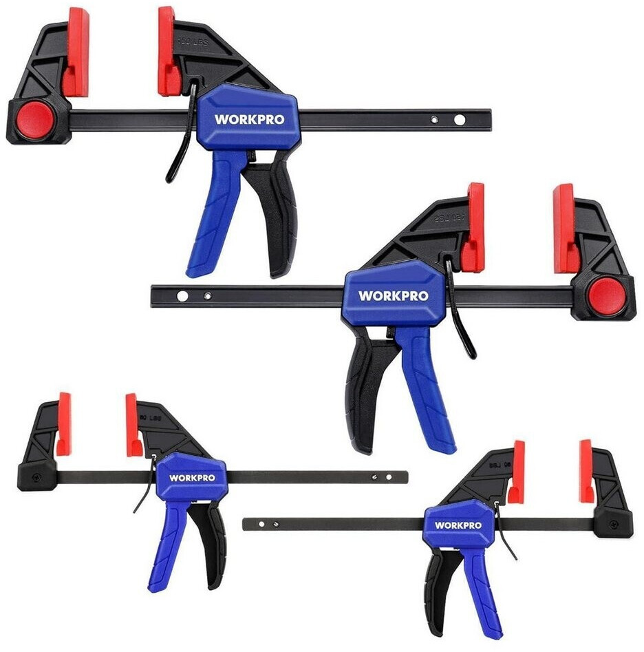 WORKPRO Einhandzwingen-Set 4-teilig 120/150mm ab 50,99 ...