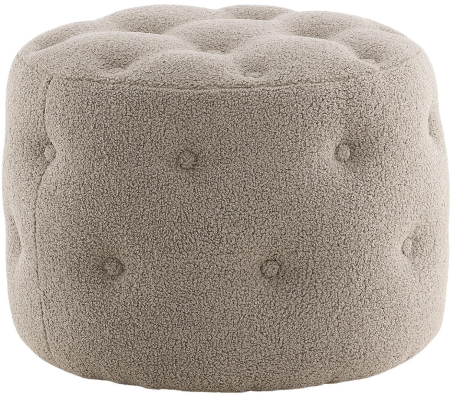 Livetastic Benjamin Pouf, Textil, greige, 55x44x55cm (002615014403) ab ...