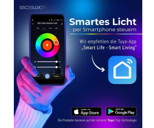 SSC-LUXon RX-3 Einbaustrahler flach, Smart RGB WiFi, dimmbar, 6W, GX53 ...
