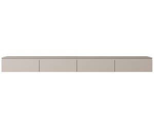 Selsey Bemmi hängendes TV-Board mit vier Klappen, 300cm, kaschmirgrau ...