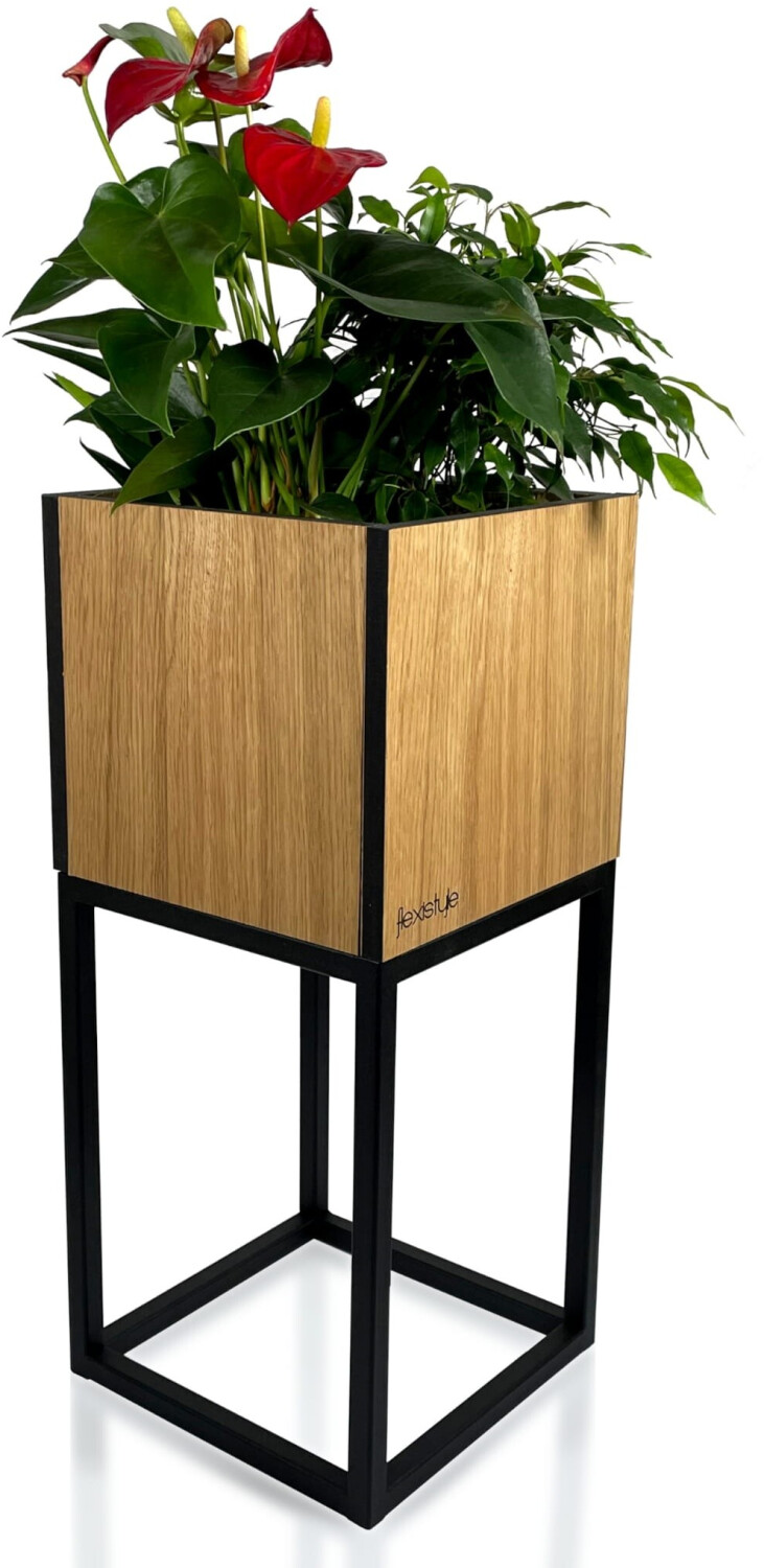 OEM Loft Fiorino Blumenständer quadratisch, Eiche, 22x22x50cm ab 84,00 ...