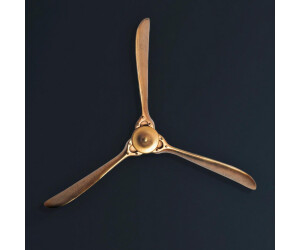 Wohnling Deko-Propeller Wanddeko Aluminium gold, 85cm (WL7.168) ab 109 ...