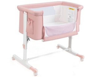 Costway Beistellbett 3-in-1 Reisebett, 5-stufig höhenverstellbar, mit ...