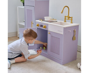 Teamson Kids Little Chef Chester Spielküche, lila, mit Kühlschrank ...