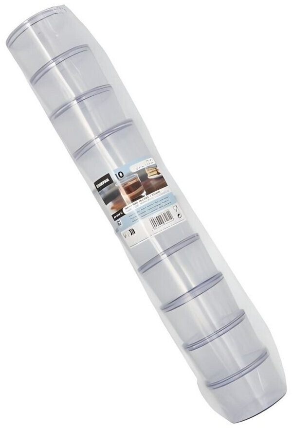 Papstar Cella Mehrweg-Becher mit Deckel, rund, 190ml, transparent, 200 ...