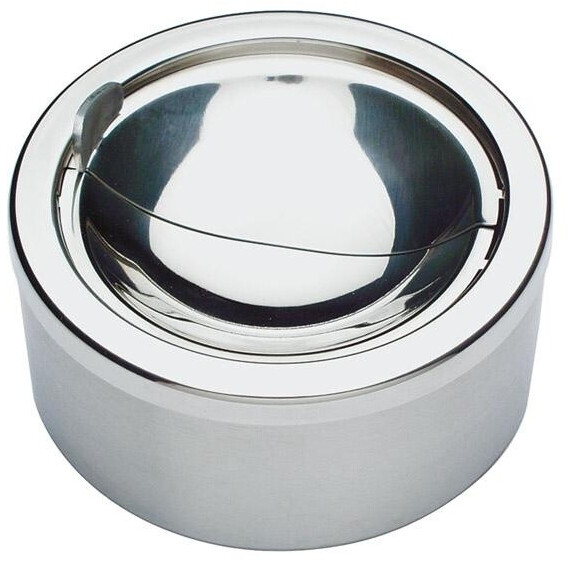 APS Aschenbecher Edelstahl Ø 12cm, H: 5,5cm ab 8,46 € | Preisvergleich ...