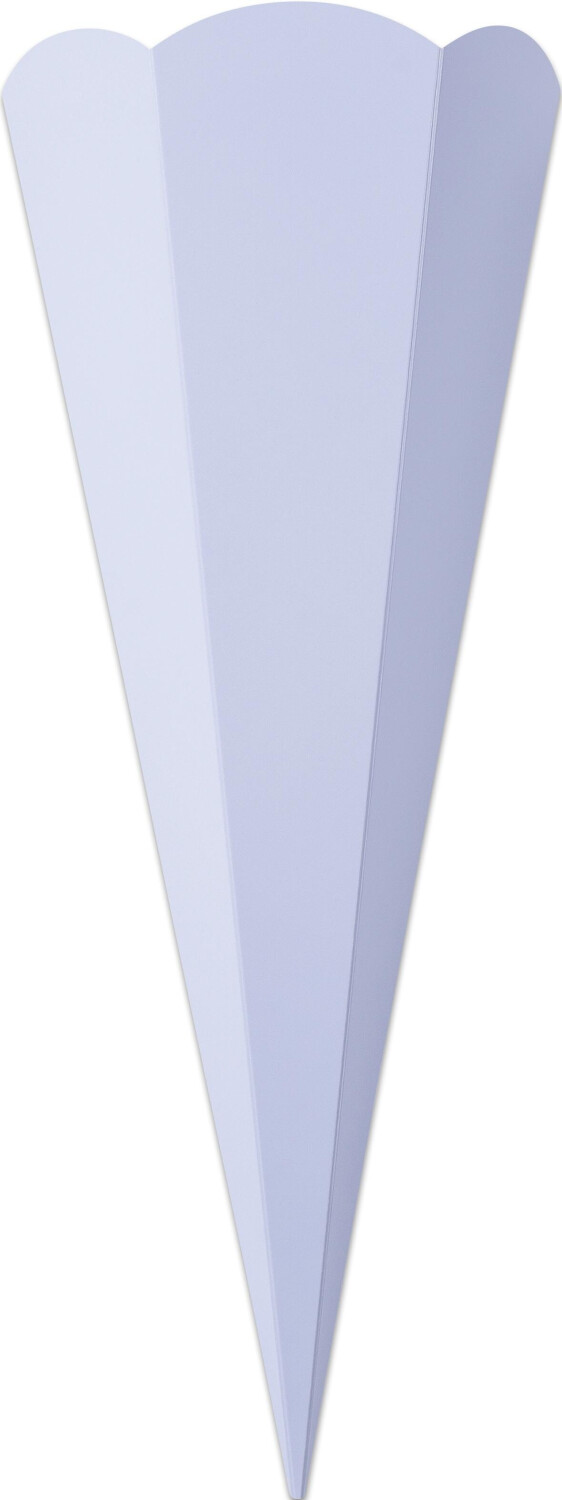 Folia Schultüten-Zuschnitt 6-eckig 68cm hellblau, 5 Stück (92530) ab 9 ...
