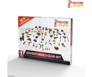 Archon Studio Dungeons & Lasers Adventurer's Gear Set, 128-teilig, grau ...