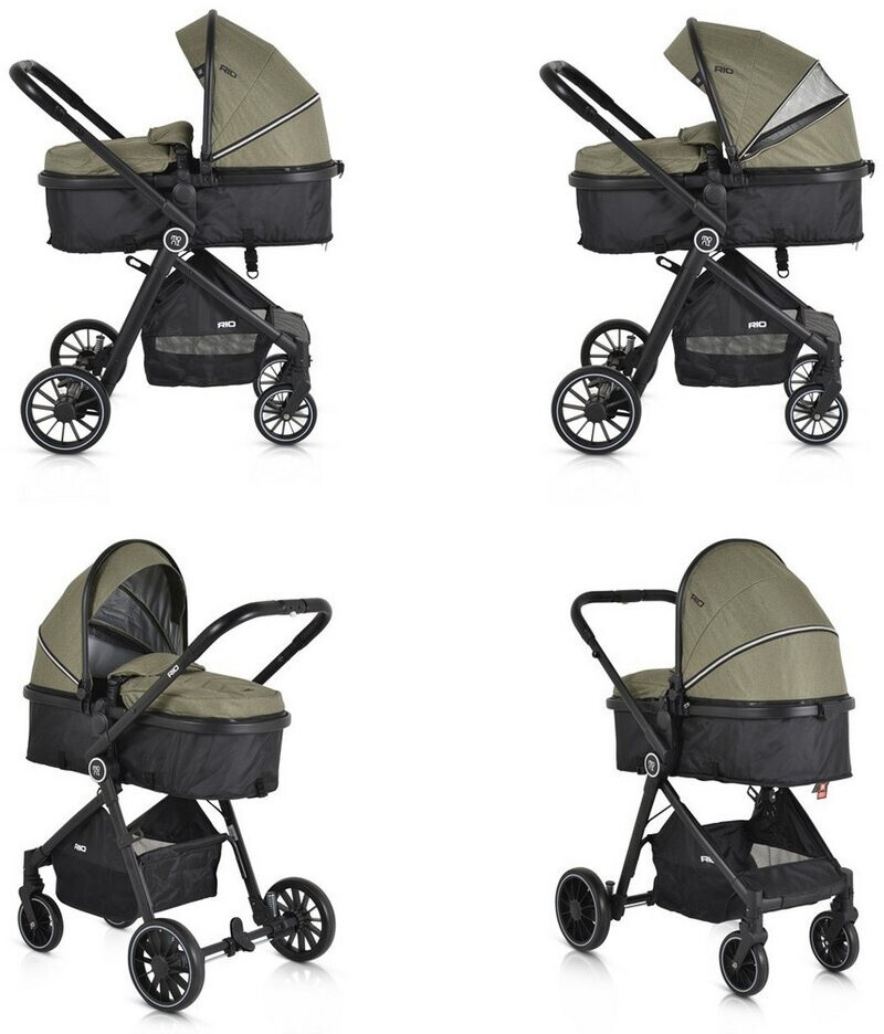 Moni Rio Kombi-Kinderwagen 2-in-1, grün (110961) ab 197,95 ...