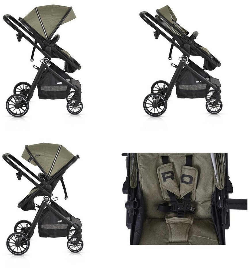 Moni Rio Kombi-Kinderwagen 2-in-1, grün (110961) ab 197,95 ...