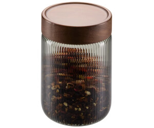 GEFU BOKARO Vorratsdose Borosilikatglas mit Holzdeckel 700ml (33750) ab ...