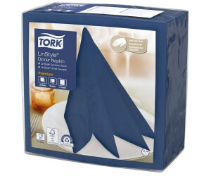 Tork LinStyle Dinnerservietten 39x39cm 1-lagig mitternachtsblau (478856 ...