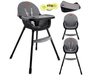 Momi REKI Hochstuhl 3-in-1, schwarz, 6-36 Monate, max. 20kg (KRKA00033 ...