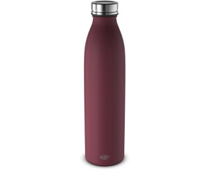 alfi PURE BOTTLE Isoliertrinkflasche Edelstahl 750ml, dark berry ...