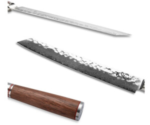 Wakoli Nussbaum Tranchiermesser 27,5cm Klinge, 67-Lagen Damaststahl, VG ...