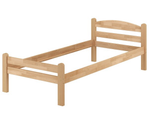 Erst-Holz Einzelbett Buche massiv 80x200 mit Rollrost (V-60.45-08) ab ...
