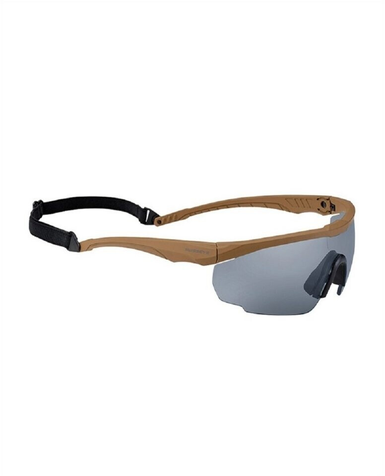 Swiss Eye Blackhawk Schutz-/Schießbrille coyote, 3 Wechselscheiben ...