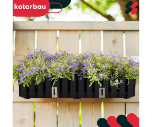 OEM Balkon-Blumenkasten rustikal anthrazit 60cm (kotarbau_5904994123835 ...