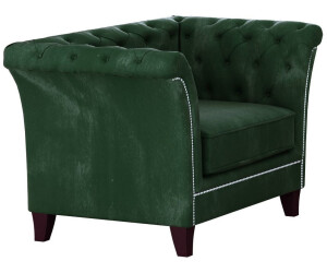 S-Style Möbel Zephyr Chesterfield-Sessel Samt smaragdgrün (800000832763 ...