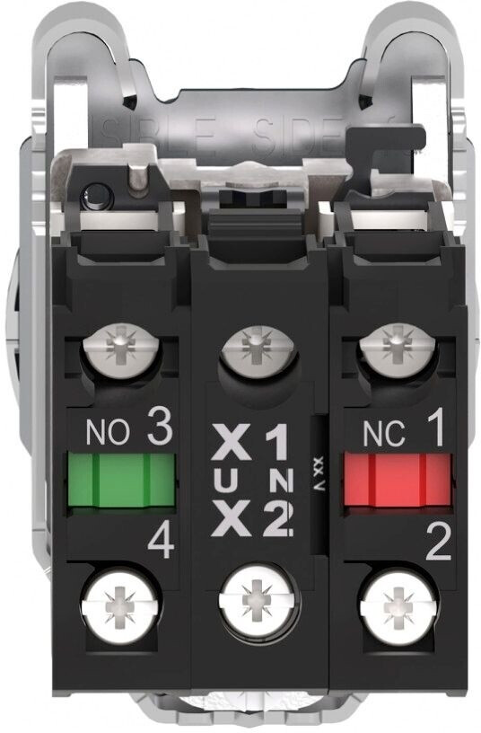 Schneider Electric Harmony XB4F Leuchtwahlschalter Metall 30mm orange 2 ...