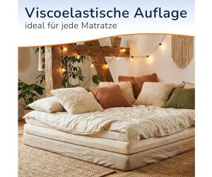 MSS e.K. Visco Topper Matratzenauflage ohne Bezug, 4cm, 90x200cm ab 49 ...