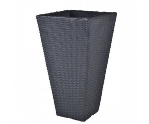 Jelenia Plast Blumenkübel Geflecht-Optik 69cm anthrazit (134524) ab 24 ...